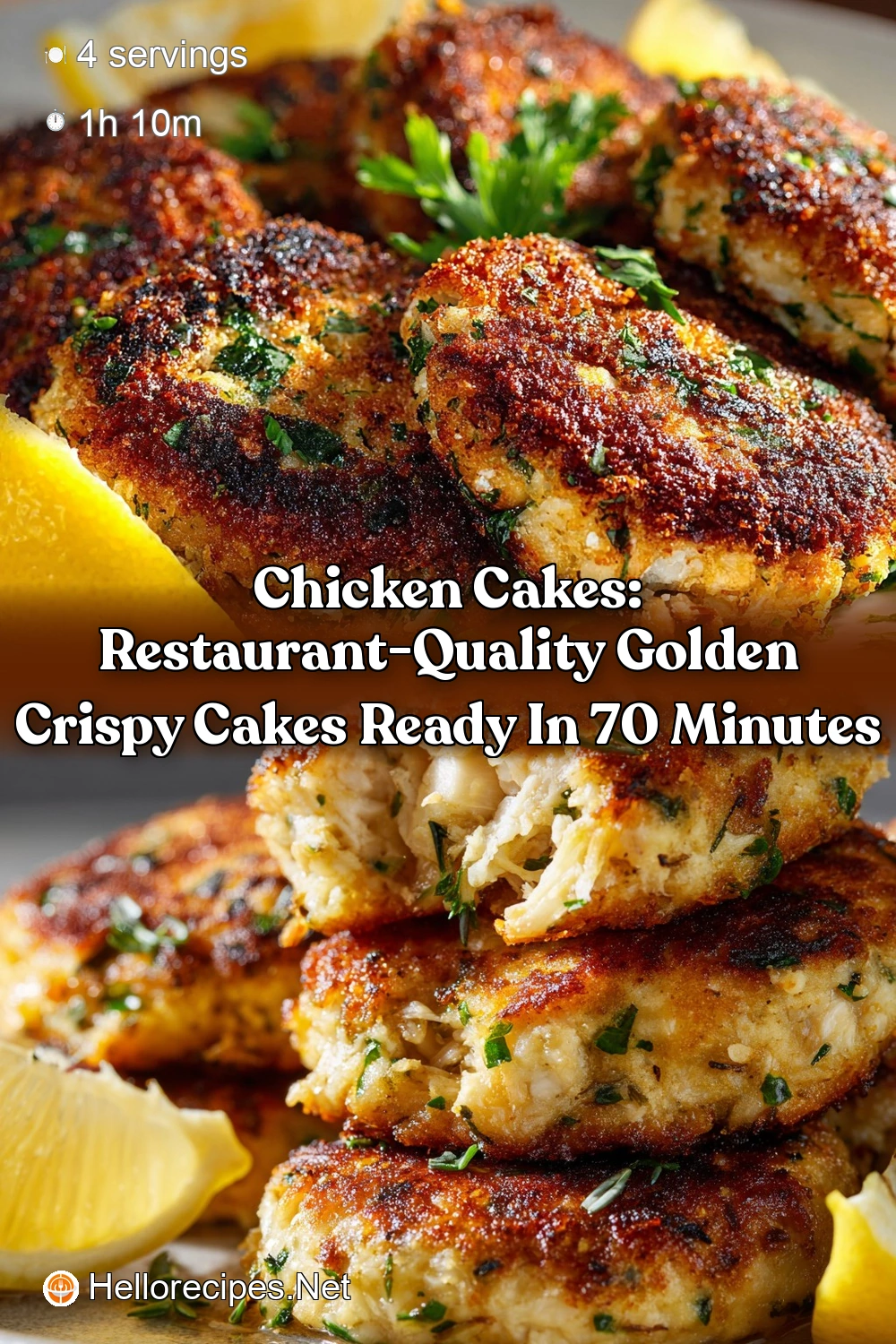 Chicken Cakes: Ultra-Crispy Lemon-Herb Recipe Like Crab…