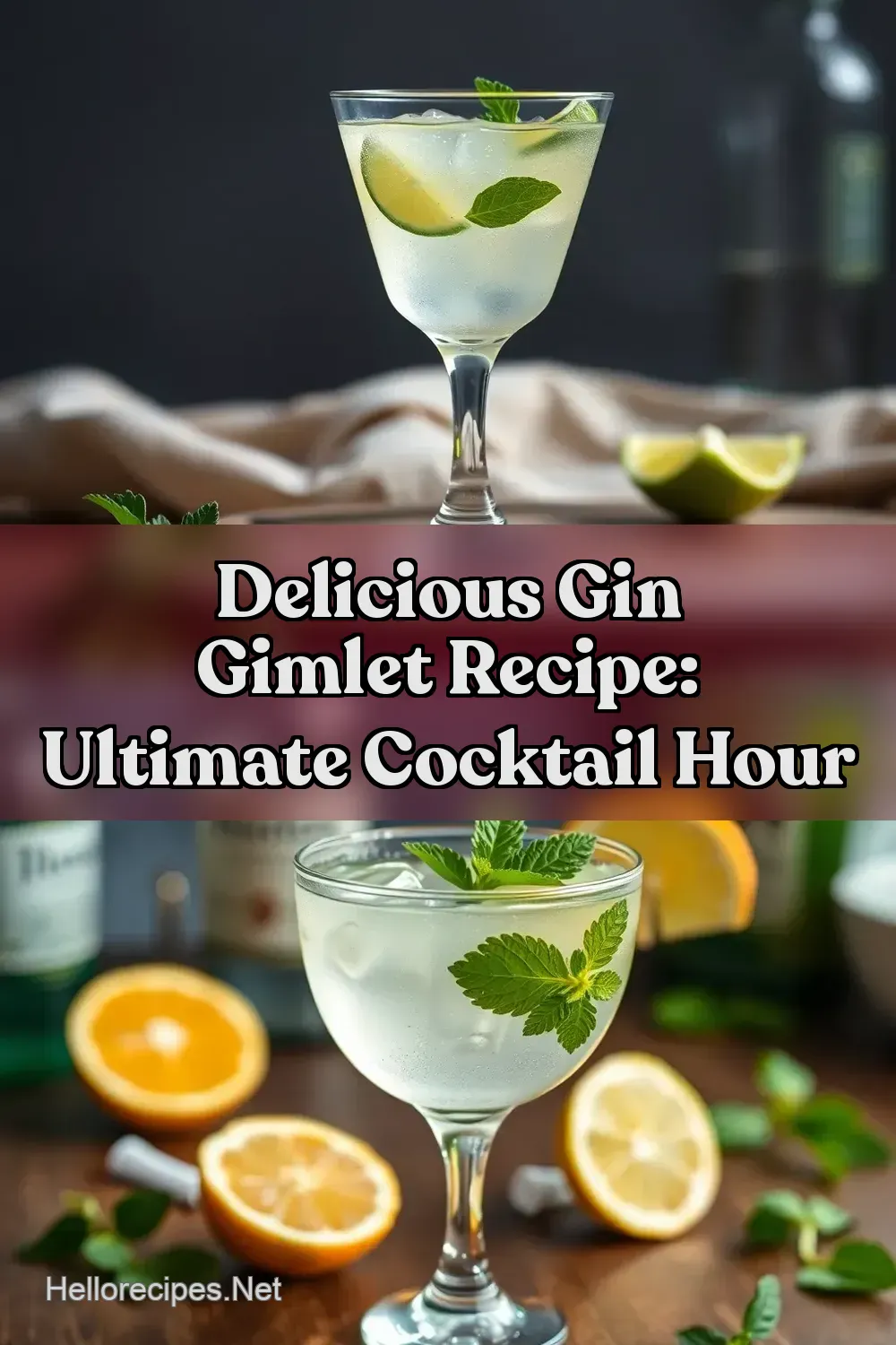 Gin Gimlet: The Classic Cocktail, Perfectly Balanced!