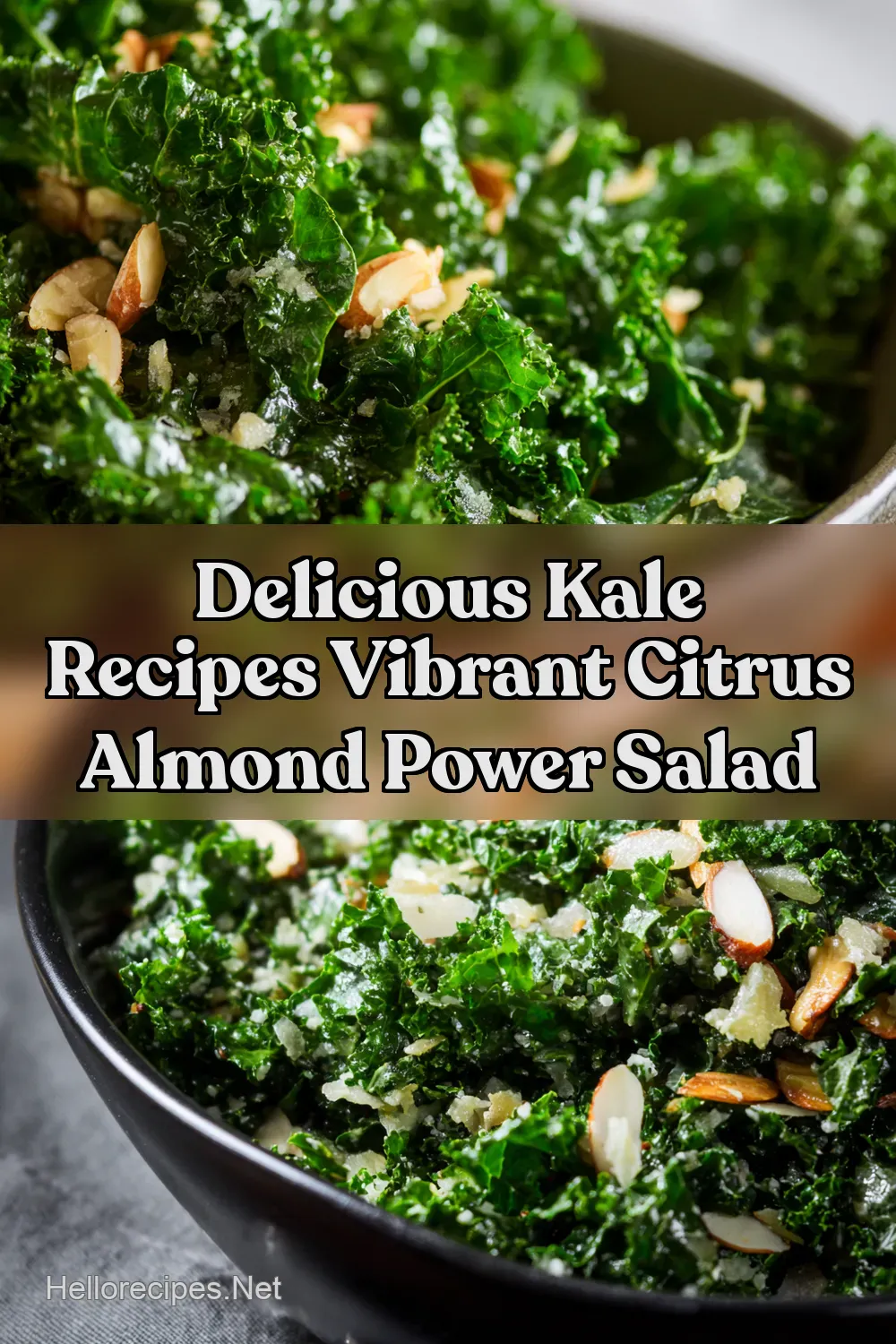 Kale Salad Ideas My Kale Yeah Citrus Almond Recipe - Hello…