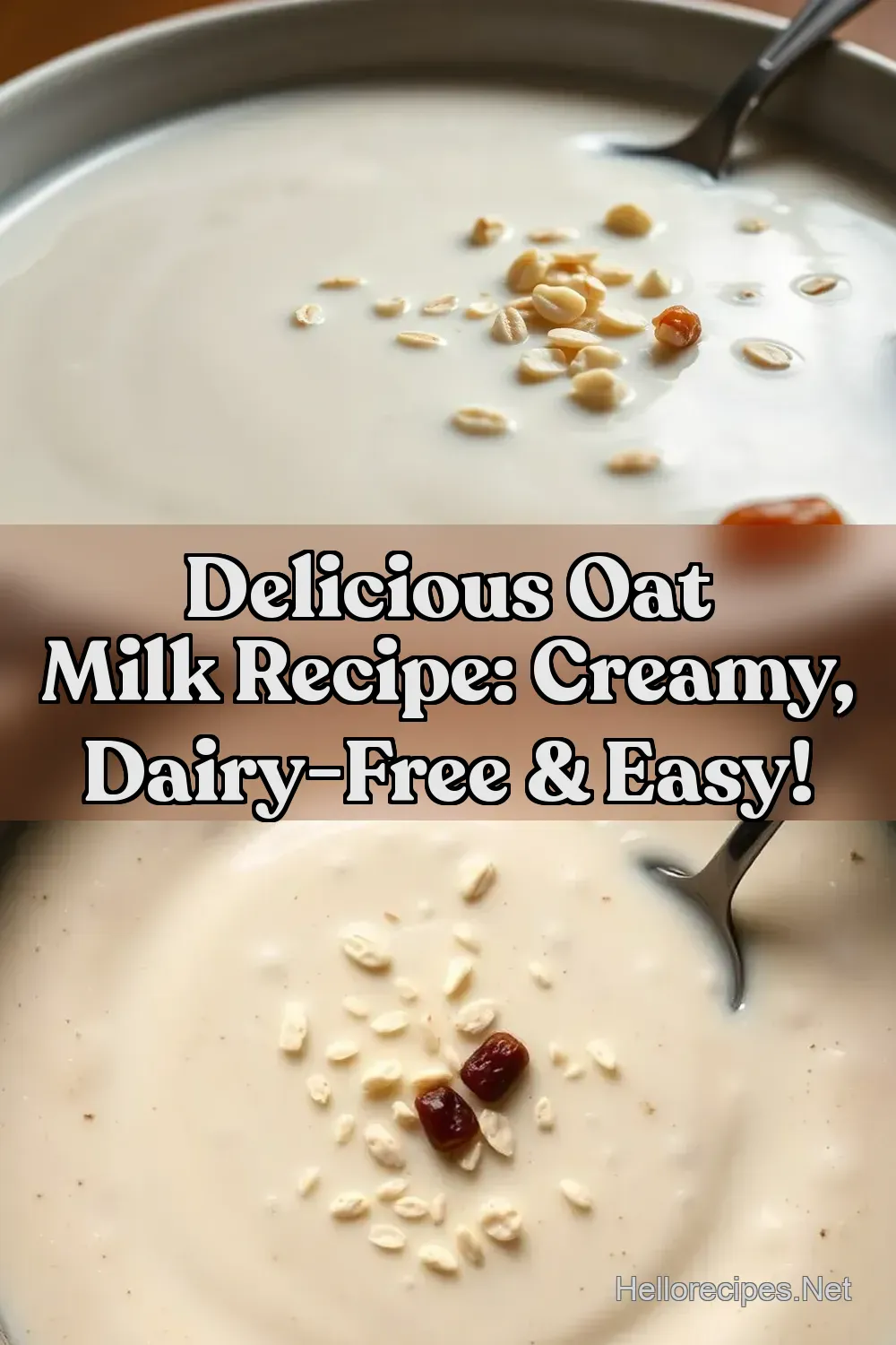 Easiest Creamy Oat Milk Recipe - Ready in 5 Minutes!