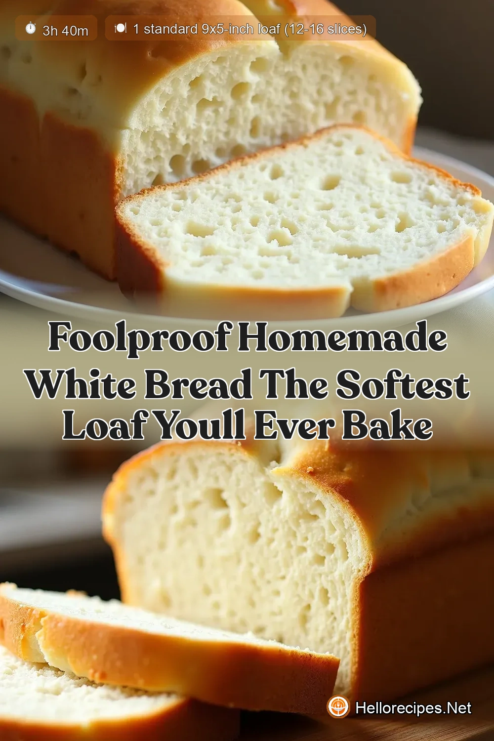 The Only White Bread Recipe Youll Ever Need Soft Loaf