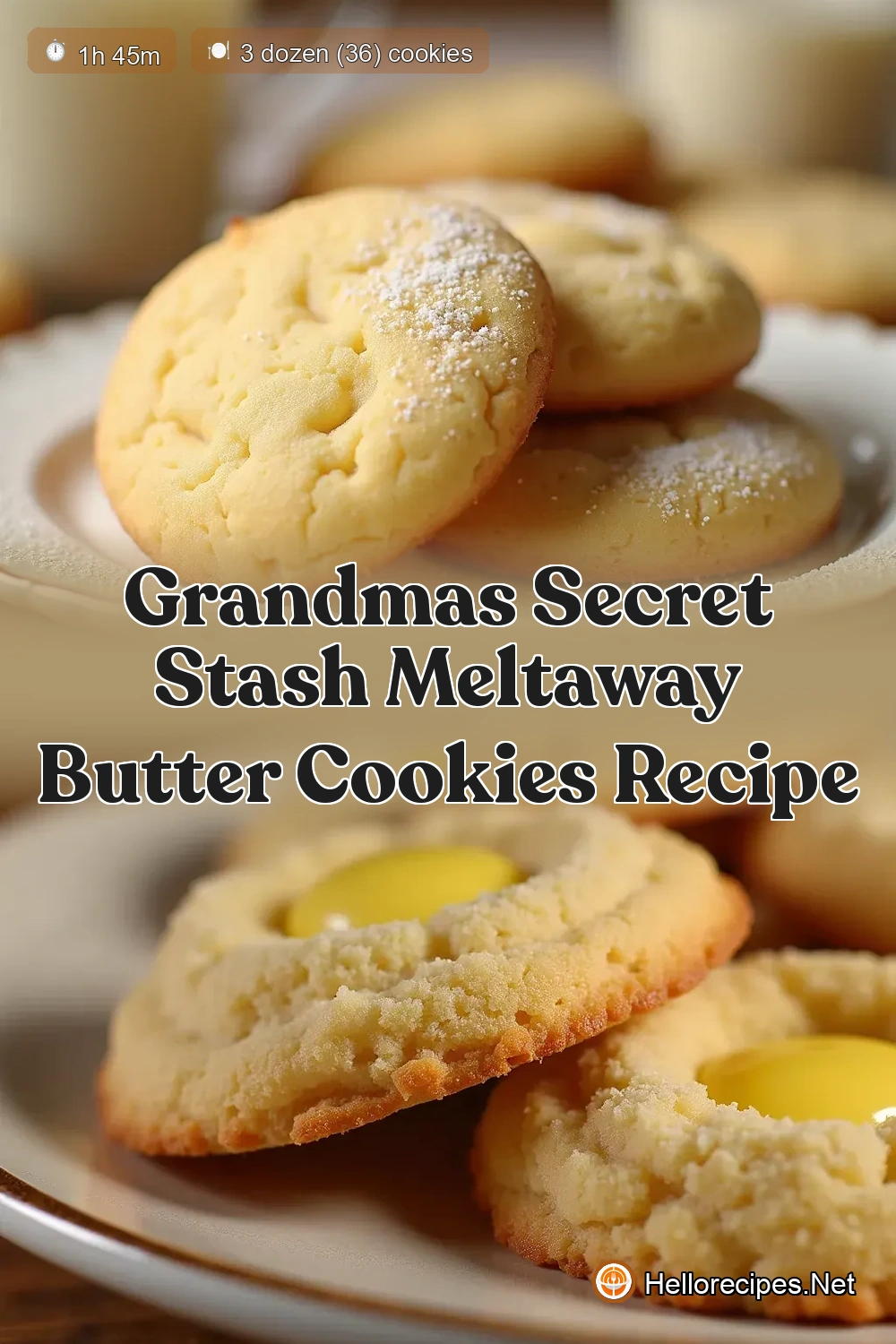 The Ultimate MeltAway Grandmas Butter Cookies - Hello…