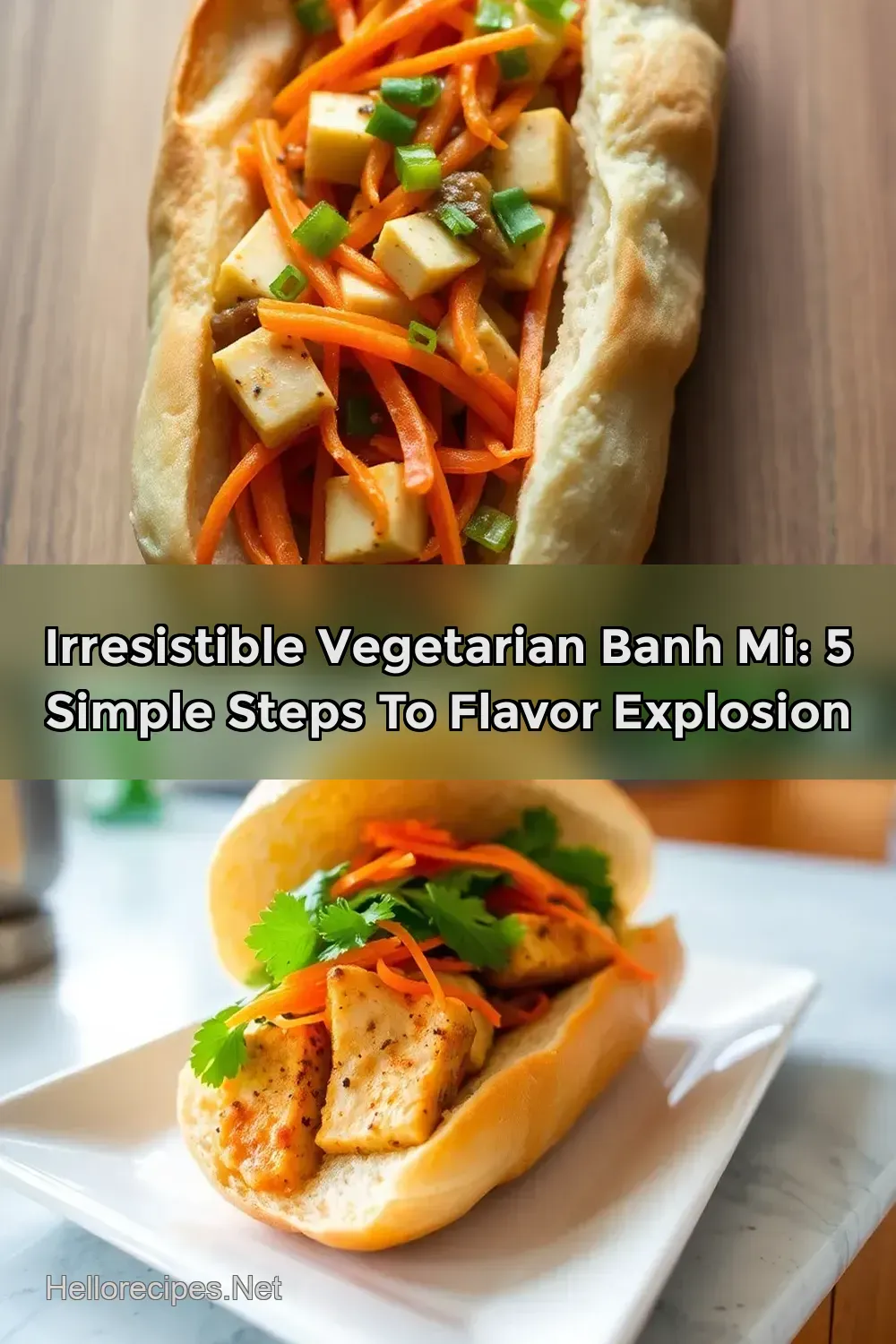 Easy & Flavorful Vegetarian Banh Mi: My Perfect Street Food…