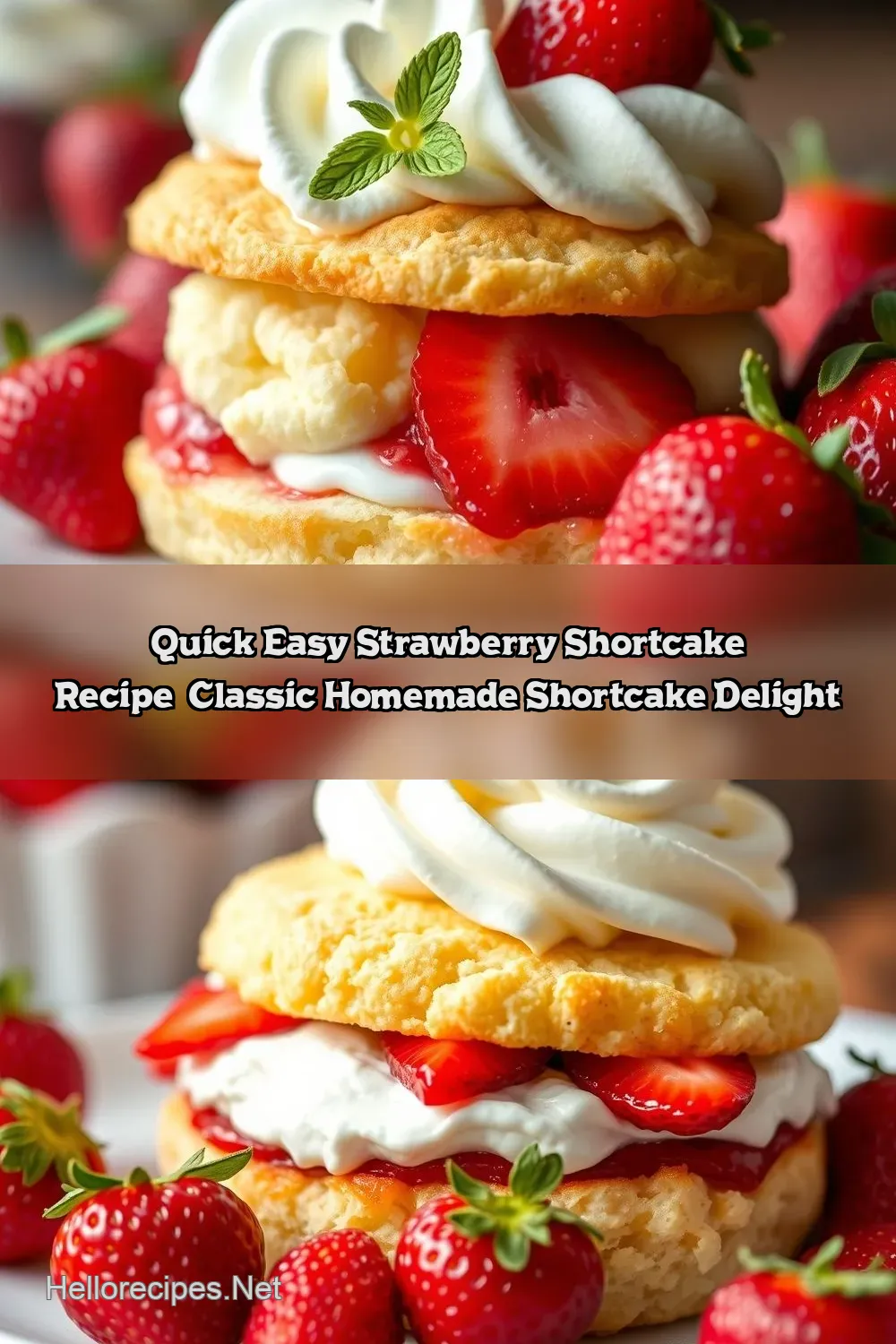 Easy Homemade Strawberry Shortcake Recipe Easy – A Classic…