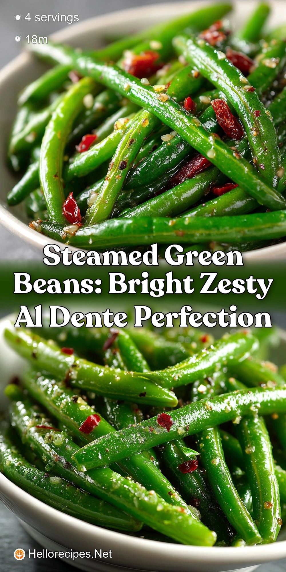 Steamed Green Beans: Bright Zesty Al Dente Recipe - Hello…