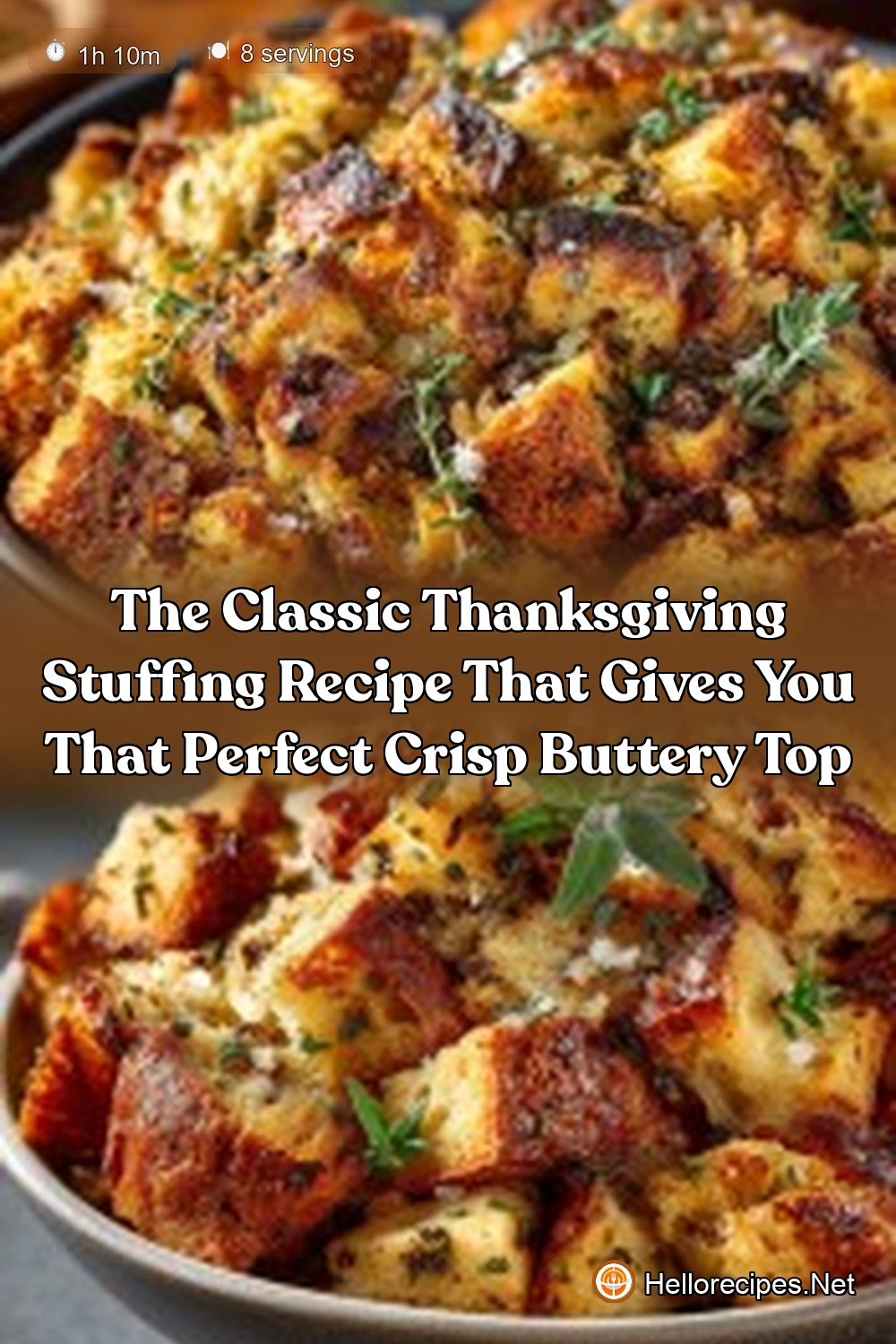 Foolproof Classic Thanksgiving Stuffing Recipe with Sage…