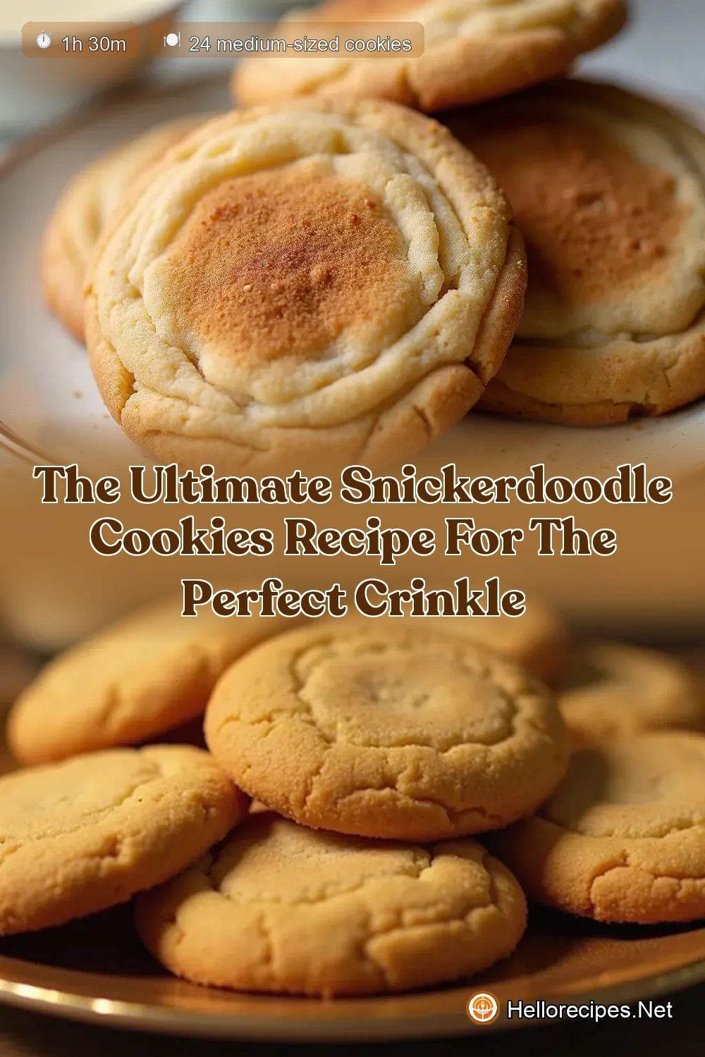 Grandmas Soft Tangy Snickerdoodle Cookies Recipe - Hello…