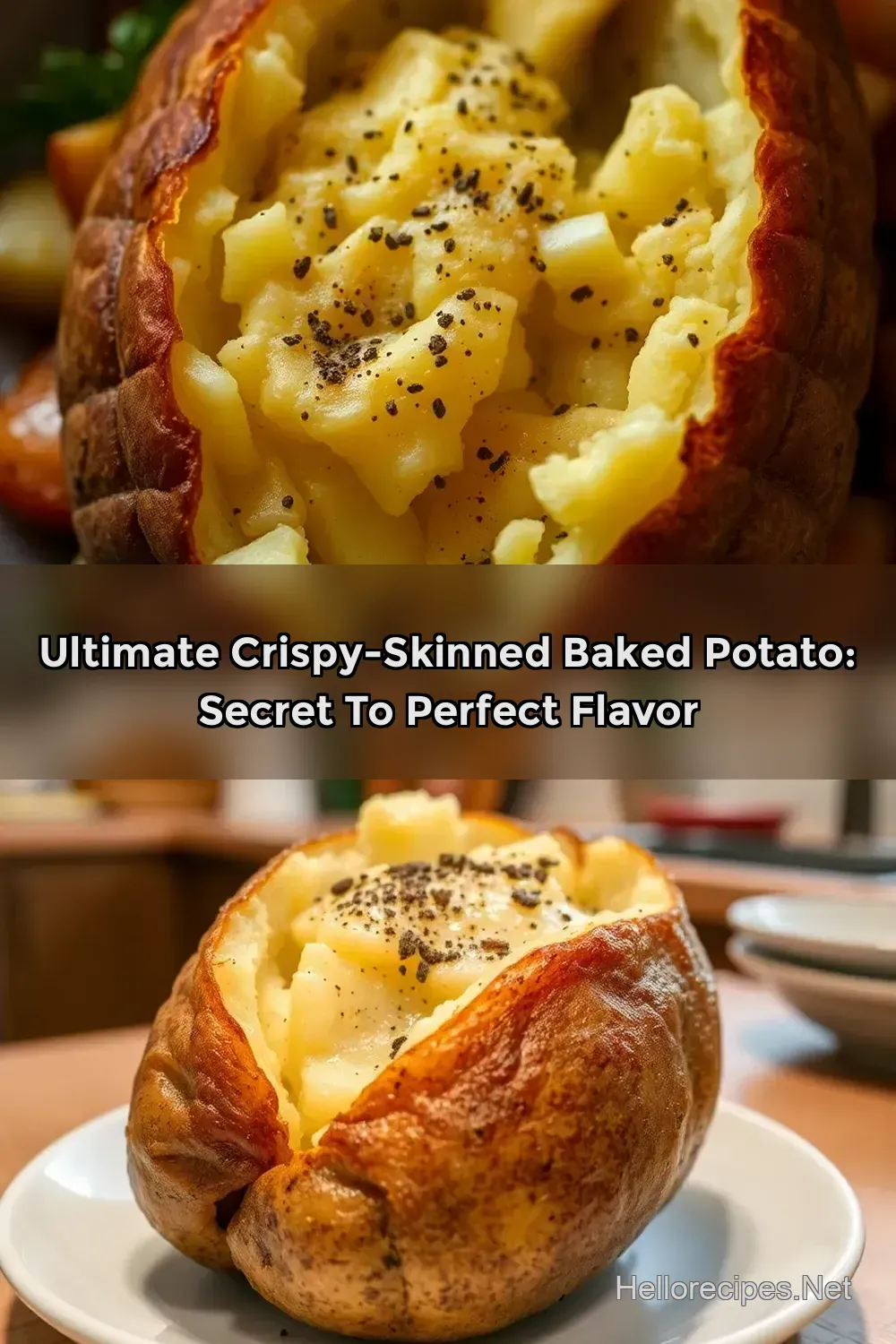 Easy & Delicious Baked Potato with Crispy Skin: A Family…