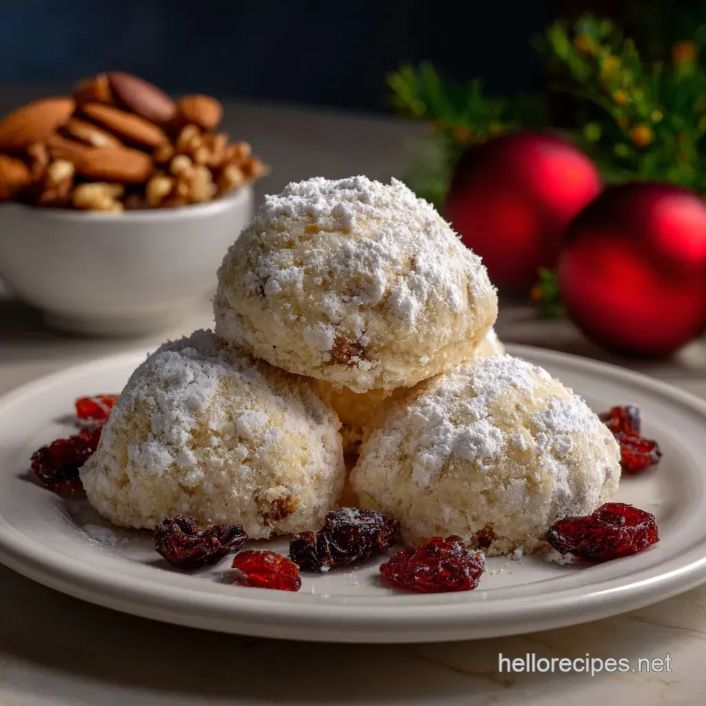 Almond Snowball Cookies Recipe VIDEO: Toasted Crumb - Hello…
