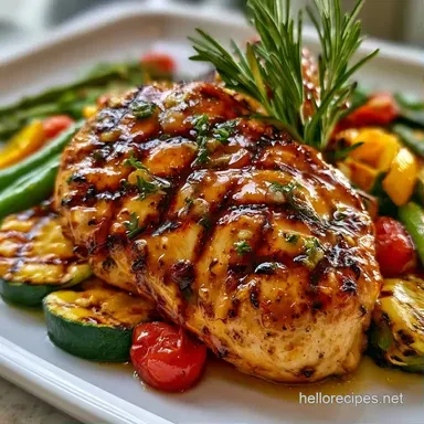 Summer Grilled Chicken Veggies for 4 - Hello Recipes