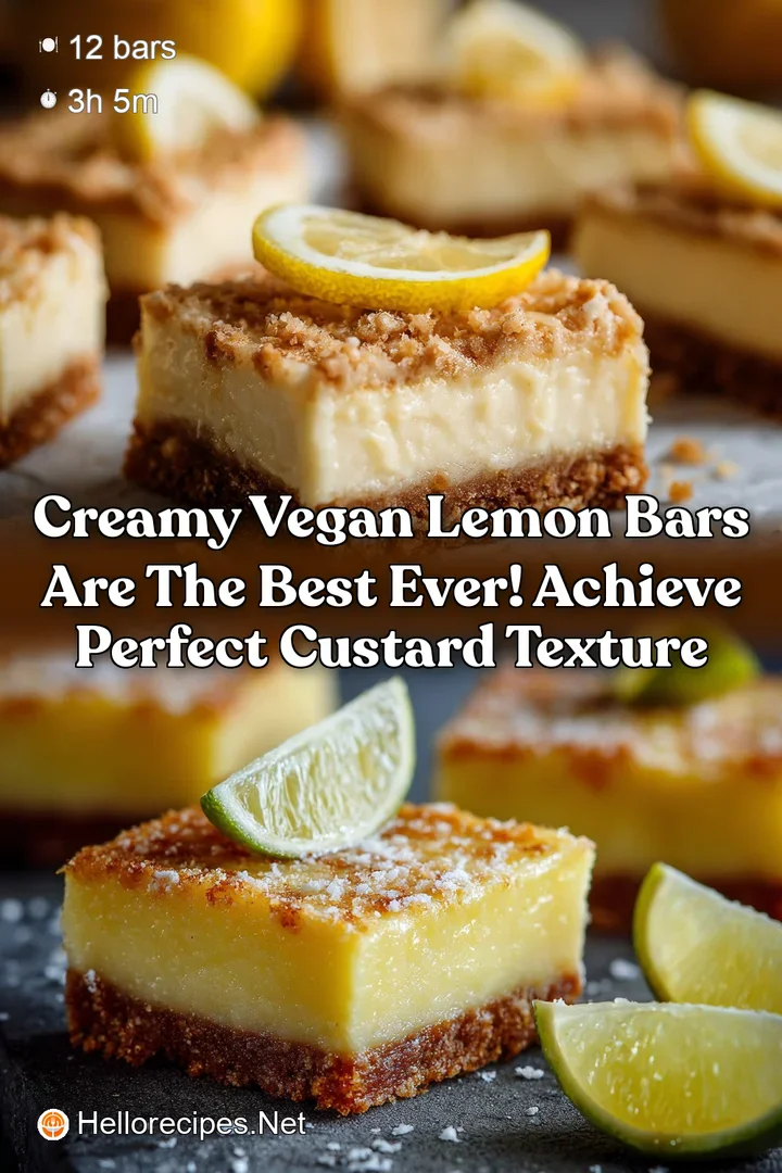 Creamy Vegan Lemon Bars: Get the Best Smooth, Custardy…