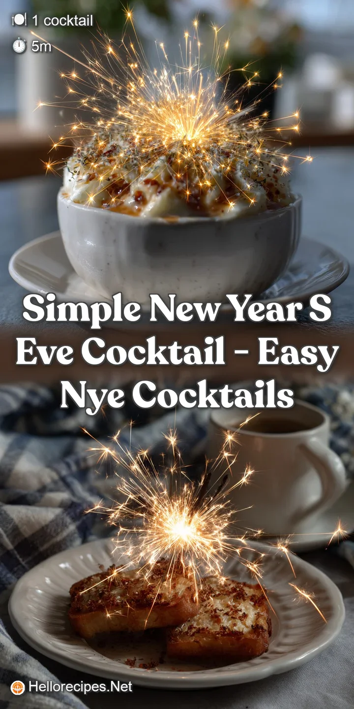 Simple New Year s Eve Cocktail: Effervescent Celebration