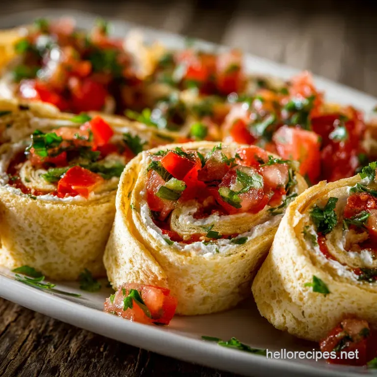Tortilla RollUps with Salsa: Easy, No-Cook Cream Cheese…