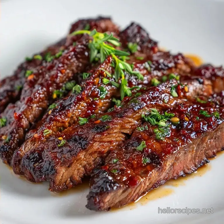Marinated Grilled Skirt Steak for 4 - Hello Recipes