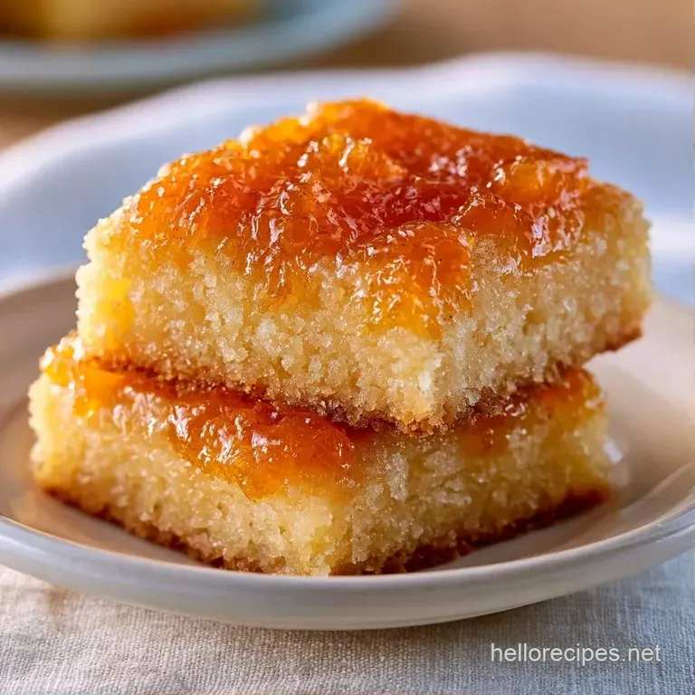 Apricot Bars with Coconut Sugar - Hello Recipes