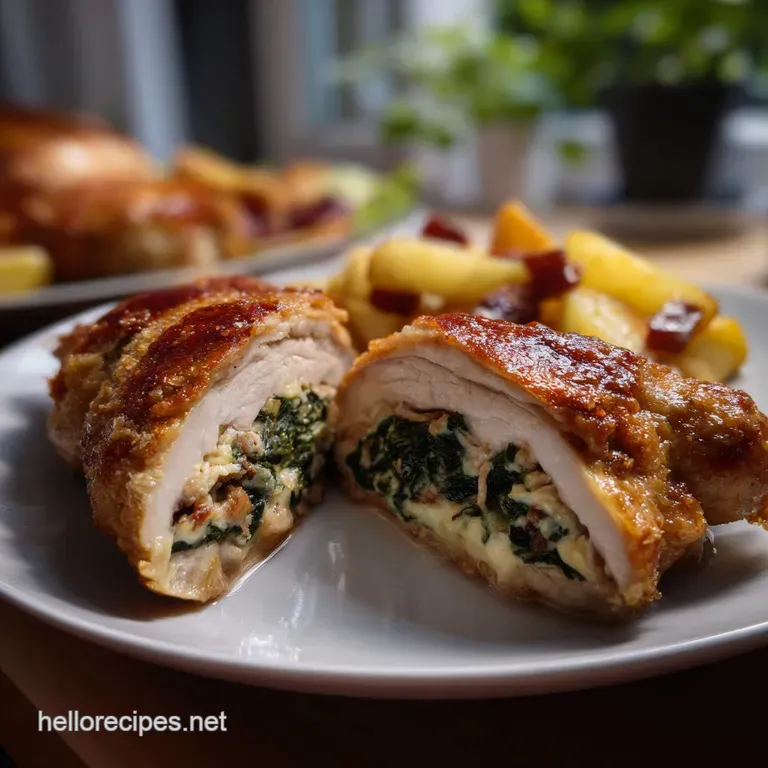 Spinach Stuffed Chicken Breast: Pocket Technique - Hello…