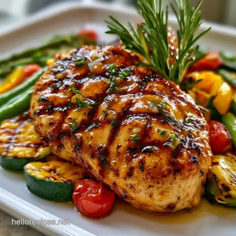 Summer Grilled Chicken Veggies for 4 - Hello Recipes