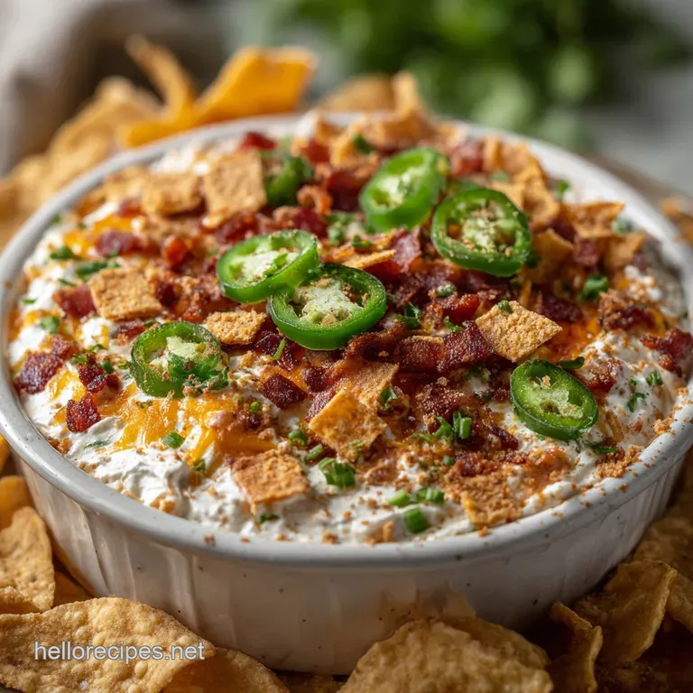 White Trash Dip Recipe for 10 People - Hello Recipes